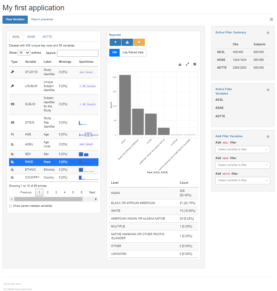 Introduction to teal - 2 Data app